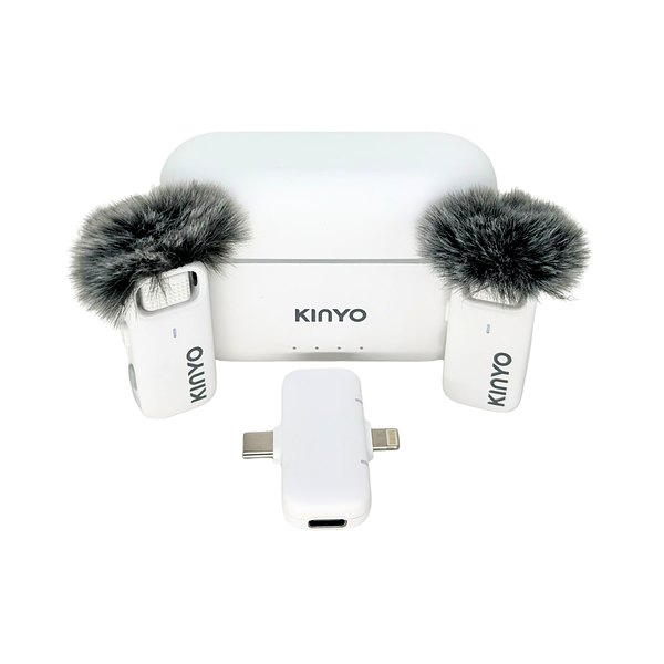 Micrófono Inalámbrico Kinyo M36 Dual Para Android Y Iphone