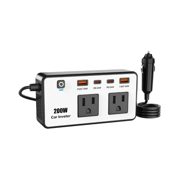 Inversor De Voltaje Para Carro De 200w